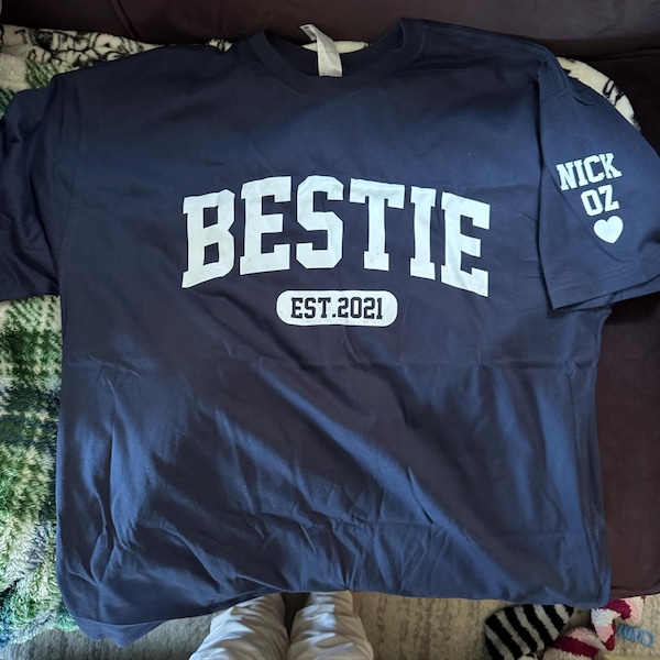 Personalized Besties Sweatshirt, Custom Best Friend Sweatshirt, Besties ...