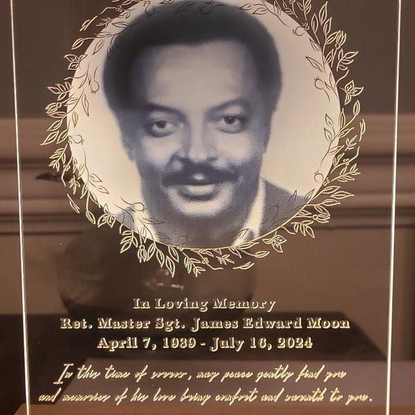 Custom Personalized Photo Picture LED Wood Stand Night Light Lamp in ...