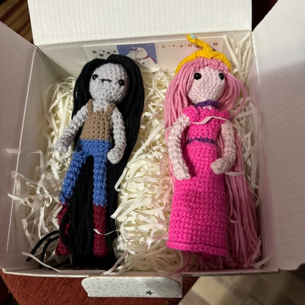 PDF: Marceline and Bubblegum Inspired Amigurumi Dolls Crochet Pattern ...