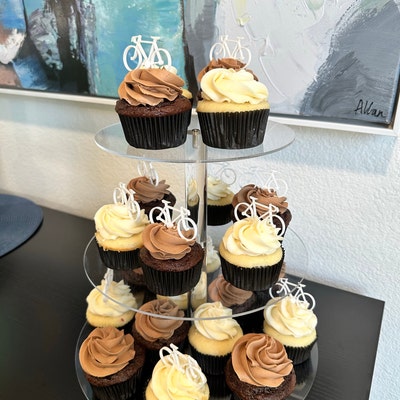 12 Treble Clef Cupcake Toppers acrylic - Etsy