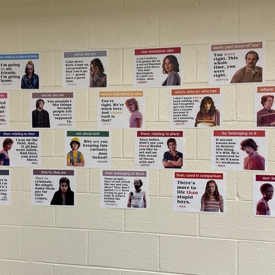 2nd & 3rd Grade Book Characters Gallery Wall Classroom - Etsy