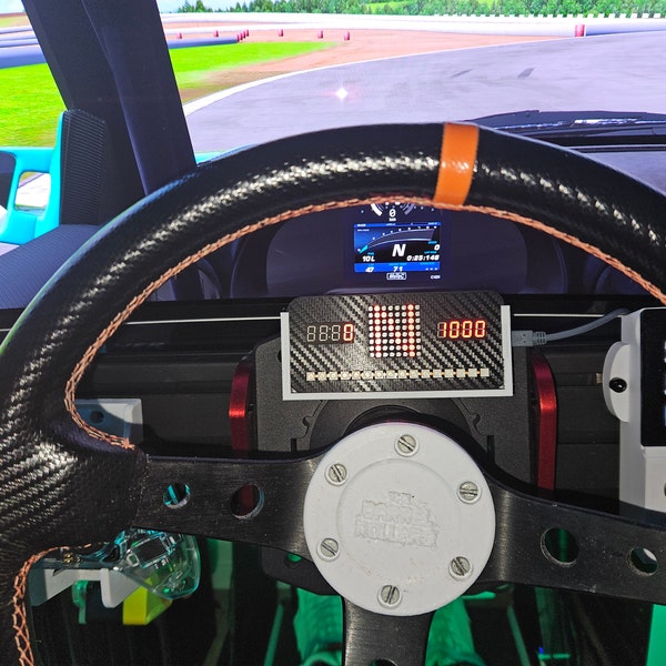 Sim Racing Dashboard for PC Steering Wheel Logitech Fanatec ...