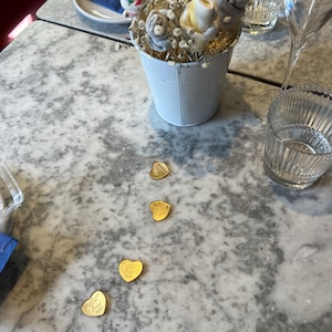 Personalised Heart Baby Shower Table Scatter Confetti Favour ...