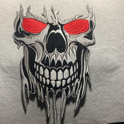 Scream Movie Ghost Face Mask Psychosis Killer Dark Badge Embroidered ...