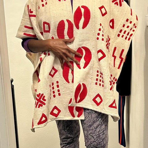 Kente Shawl, Mudcloth, Bogolan Shawl, Mudcloth, Mudcloth Jacket ...