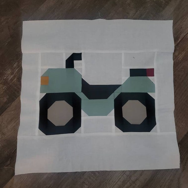 PDF Quilt Block Pattern – Quad – Vehicle Quilt - Etsy