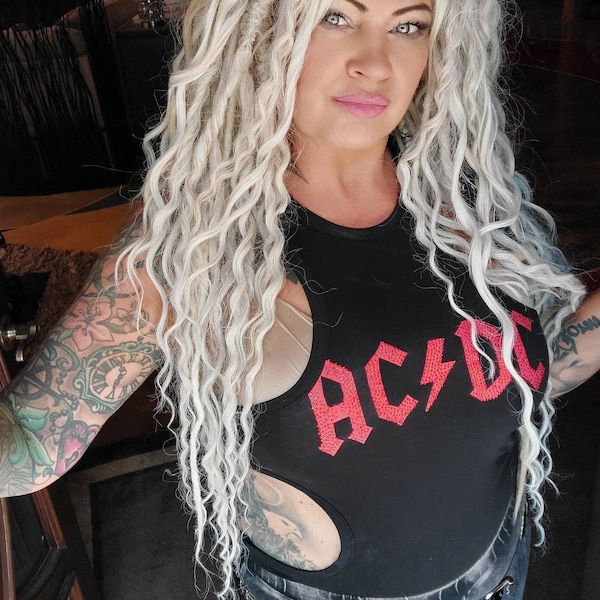 Viking Dreadlocks Dreadlock Ponytail Synthetic Dreadlocks on Elastic ...