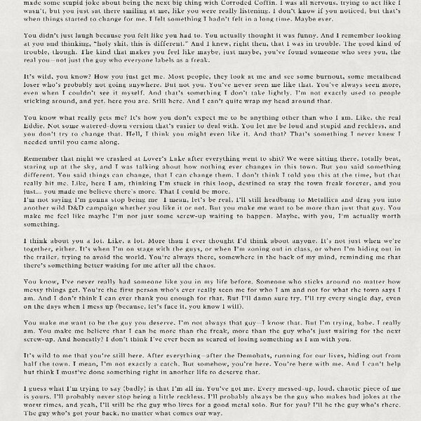 Love Letter From Wes Bennett | Better Than Movies | Digital Letter | Not Personalized | Gender ...