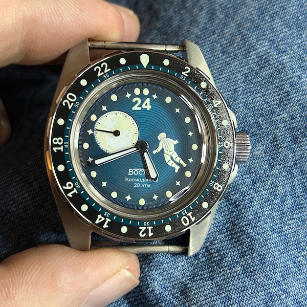 Limited Edition Vostok Cosmodiver Luna Dude Blue 14038B - Brand New ...