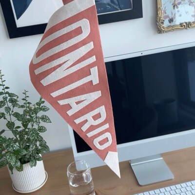 Canadian Province Pennant SASKATCHEWAN Felt Pennant Flag Banner Vintage ...