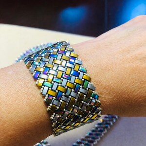 Netted Seed Bead Necklace Patterns Beaded Netting Pattern - Etsy