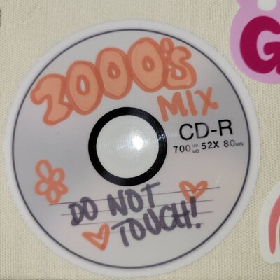 2000s CD Mix Sticker, Sticker for Millennials - Etsy