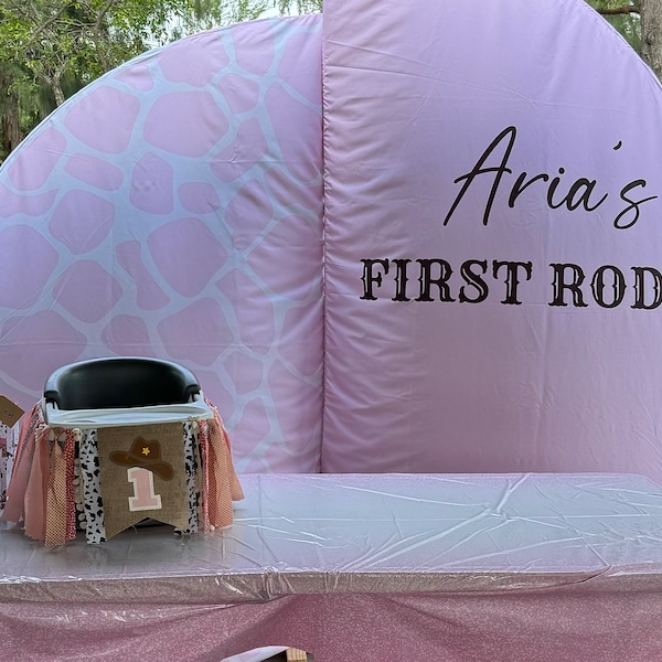 Custom Baby Shower Backdrop Ferrari Backdrop Happy Birthday Party Decor ...