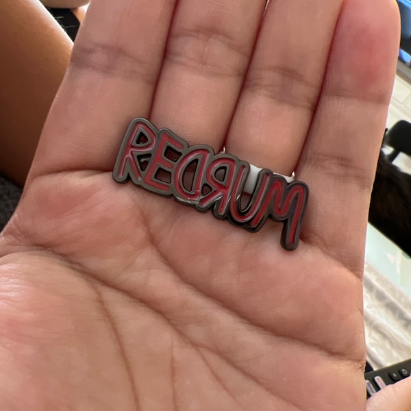 The Shining "redrum" Hard Enamel Pin - Etsy