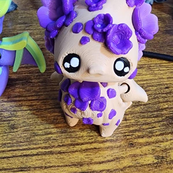 3D Printed Articulated Spiders – Mushroom, Four Leaf Clover, & Donut ...