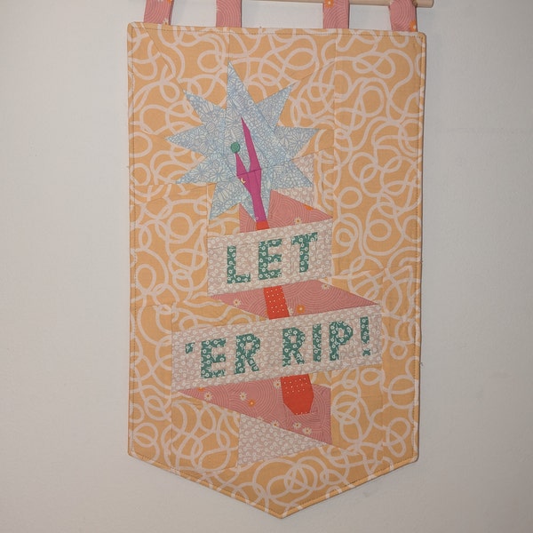 LET 'ER RIP! Banner Pdf Pattern - Etsy