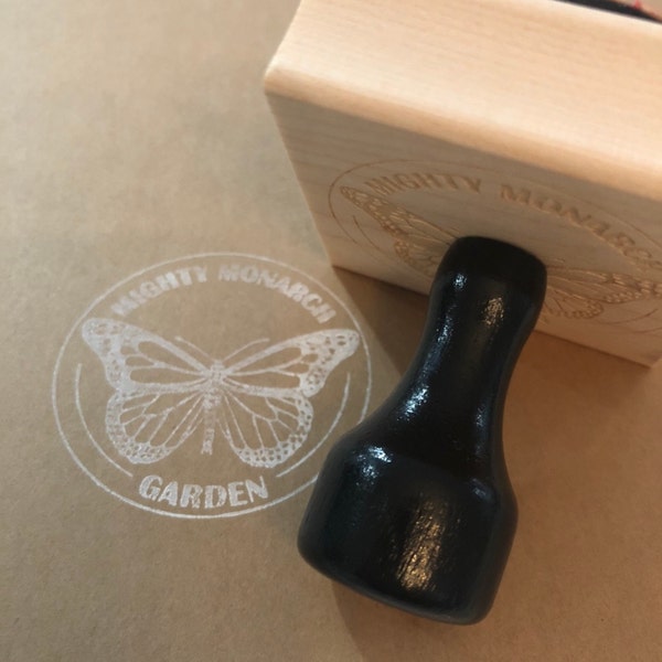 Custom Rubber Stamp - 2x2 Inches - Logo Stamp, Wedding Stamp, Business ...