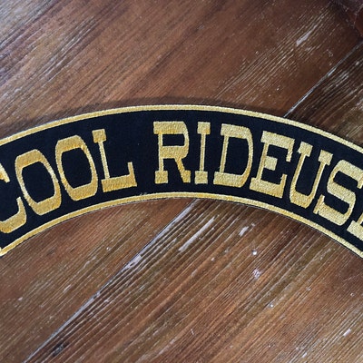 Custom Embroidered Top and Bottom Rocker Set MC Biker Patch - Etsy