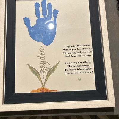 Grandpa Handprint Poem, Father's Day Handprint Art, Valentines ...