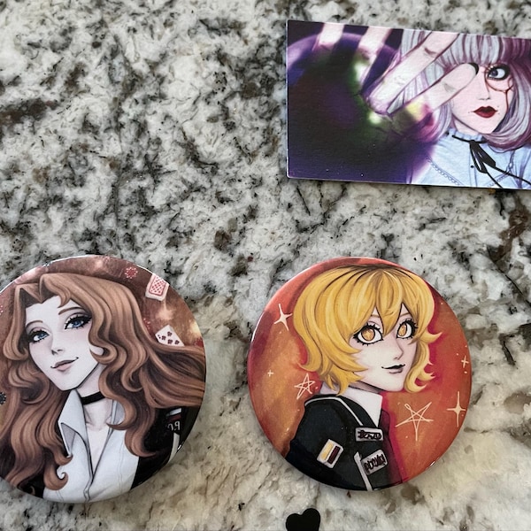 Limbus Company Boss Buttons - Etsy