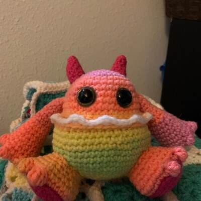 Worry Monster Crochet Pattern PDF - Etsy