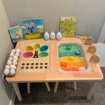 FLISAT Table Easter Egg Dye Bin Inserts Insert Only Wooden Insert IKEA ...