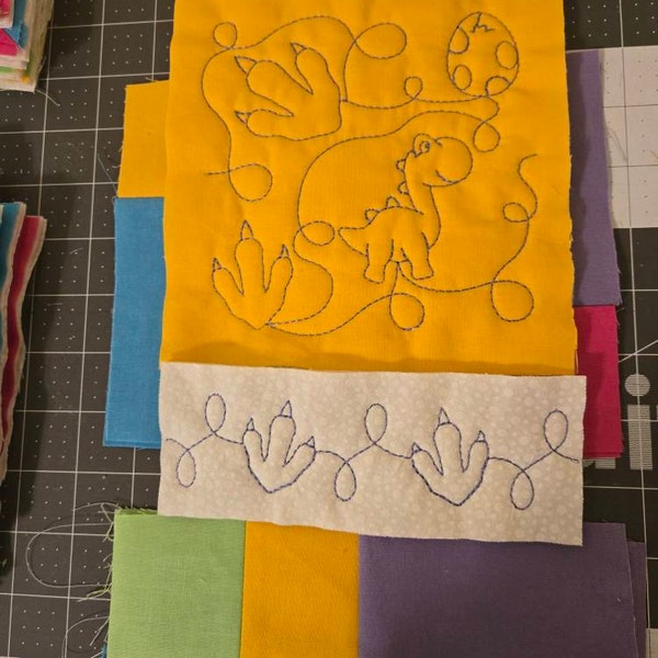 Quilting Background Machine Embroidery Design Set. Quilt Block Machine ...