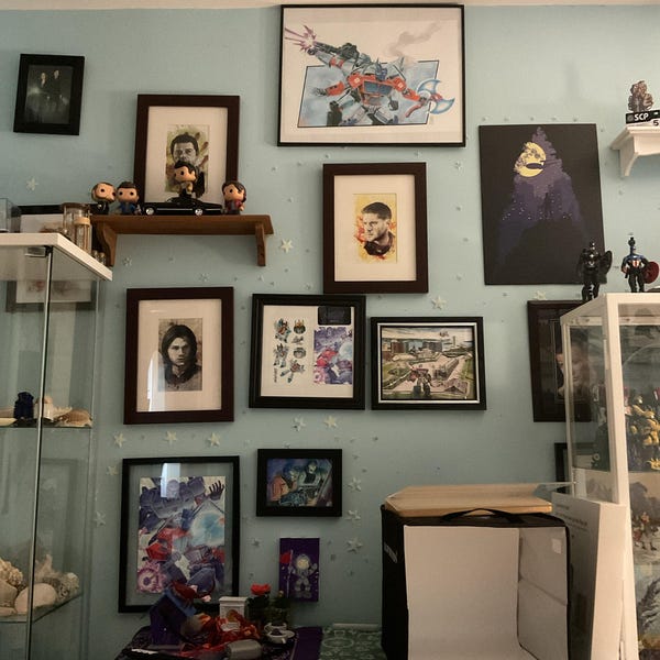 TF Megatron Optimus Prime Megop Earthspark Art Print 13x19 - War for ...