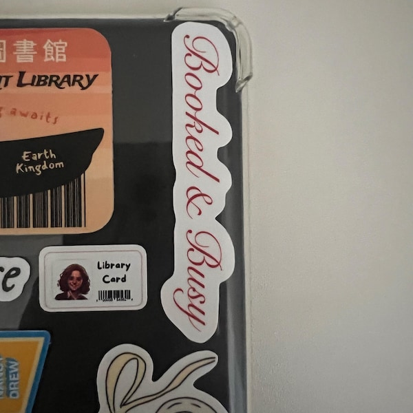 Book Sticker Bookish Sticker Glossy or Matte Waterproof Sticker Book ...