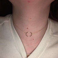 Gold Discreet Day Collar Karma Necklace Sub Collar Subtle Collar, Gold ...