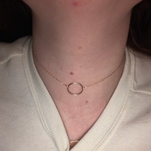 Gold Discreet Day Collar Karma Necklace Sub Collar Subtle Collar, Gold ...