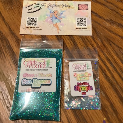 GRASS TUFT Grass Shape Glitter Cute Fun Loose Glitter for Nail Art Hair ...