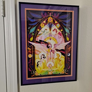 FNAF Window Stained Glass Inspired A3 Print Poster Five Nights at ...