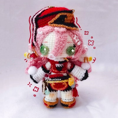 Crochet PDF Pattern: zhongli Chibi Amigurumi - Etsy
