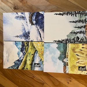 Nature Journal, Aesthetic Landscape Journal, Custom Minimalist ...