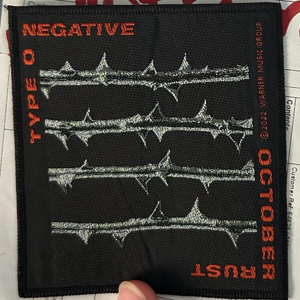 Type O Negative October Rust Patch 10cm X 10cm - Etsy