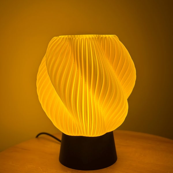 Personalized 3d Printed Moon Plastic & Pla Lamp - Modern Eco Friendly ...