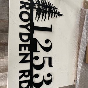 10 Inch Metal House Numbers Address Sign Numbers Modern - Etsy