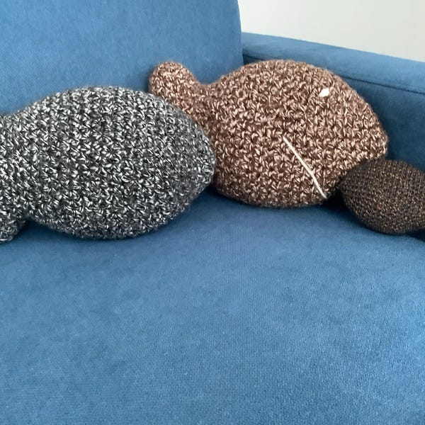 Colorful Fish Crackers Crochet Pattern No-sew - Etsy