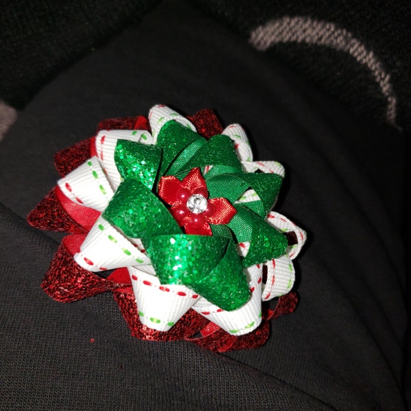 Team Colors Ribbon Ponytail Holder Made With Seattle Seahawks Grosgrain ...