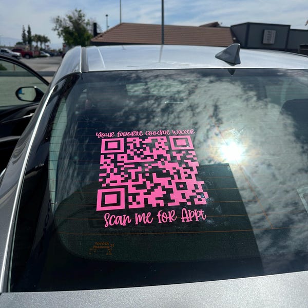 Design Your Own QR Code, Design Your Own Window Sticker, Custom Window ...