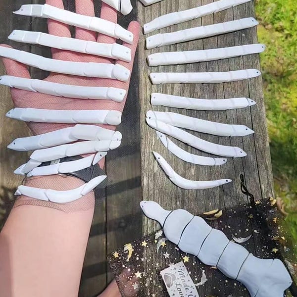 3D Rib Cage & Sternum Bones Printed White Balck Mesh Halloween Costume ...