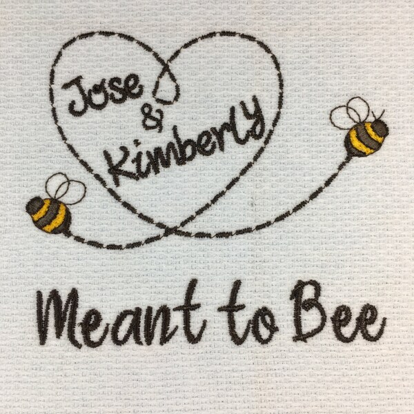 Bumble Bee Heart Machine Embroidery Design, Flying Bees Embroidery ...