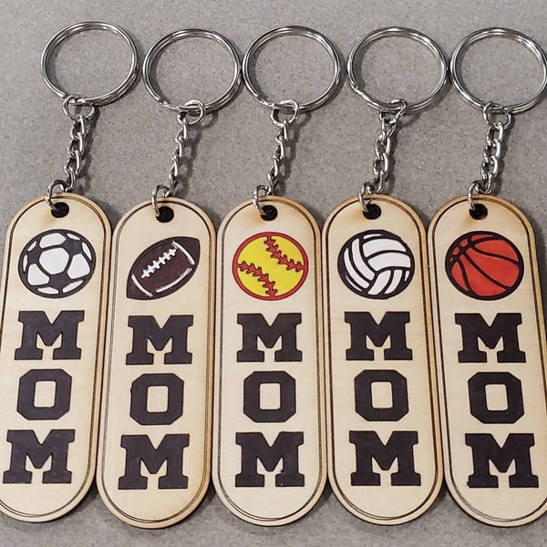 Sports Keychain SVG, Keychain SVG, Sports Mom SVG, Sports Dad Svg ...