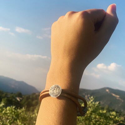 The Mountain Necklace. Sunset. Outdoor Jewelry. Silver and 14k Yellow ...