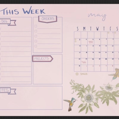 Procreate Brushes Set Calendars Layouts and Time Stamp Brushes to ...