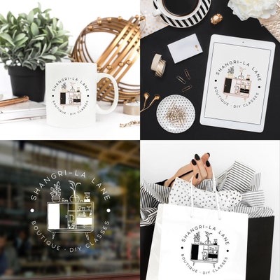House Logo Design Web & Print Files Watermarks Included - Etsy