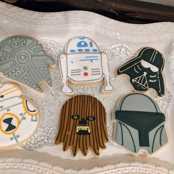 King of the Grill Cookies, Decorated Sugar Cookies, BBQ Cookies, Baby Q ...