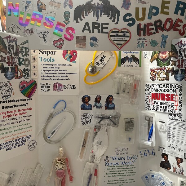 Stethoscope Split Monogram SVG Bundle: Nurse & Doctor Cut File (digital ...