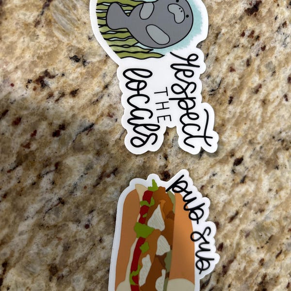 Pub Sub Sticker | Sandwich · Deli · Floridian · Southern · Decal ...